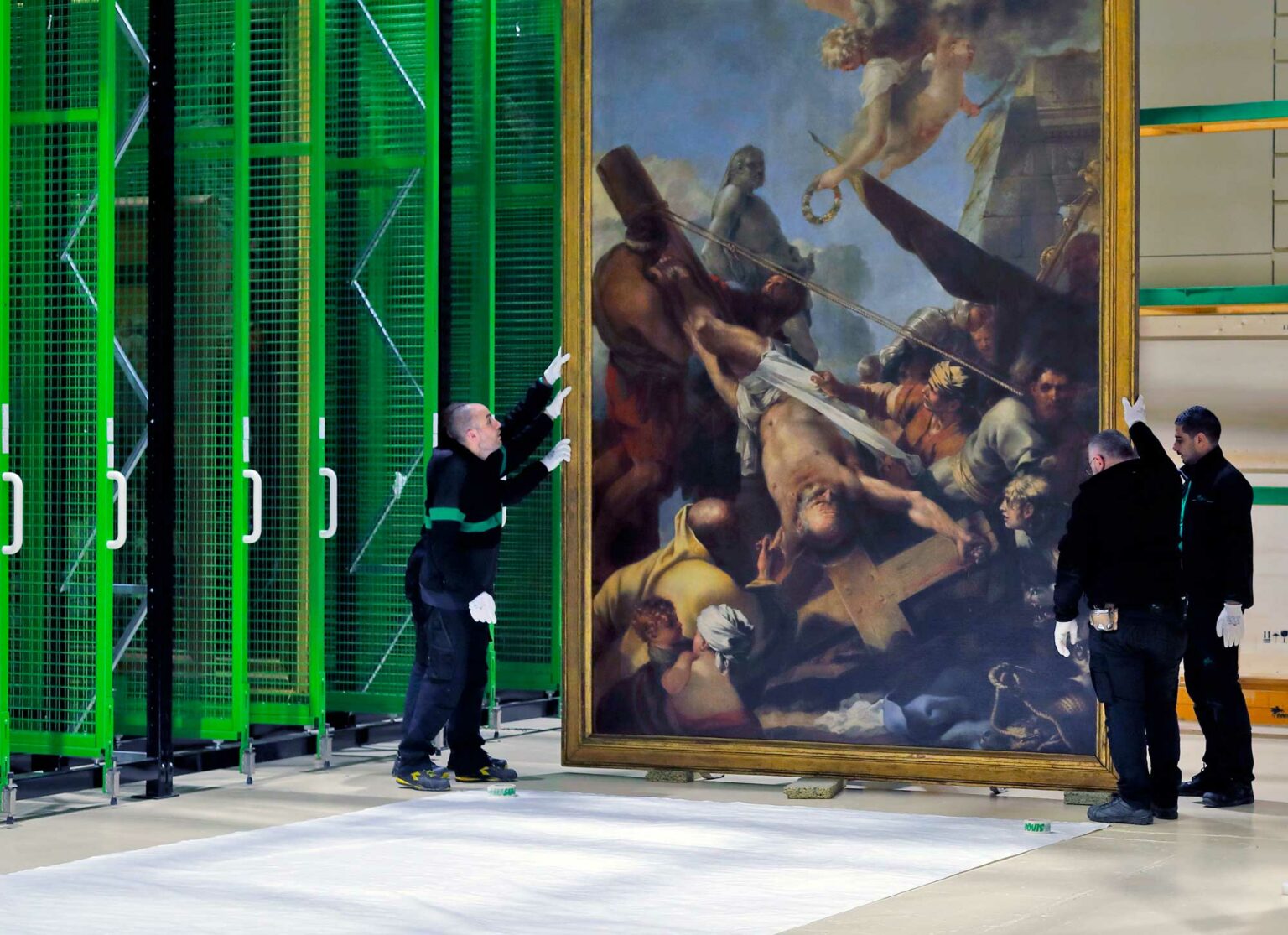 Transporting large-scale paintings to Paris: The temporary exhibition ...
